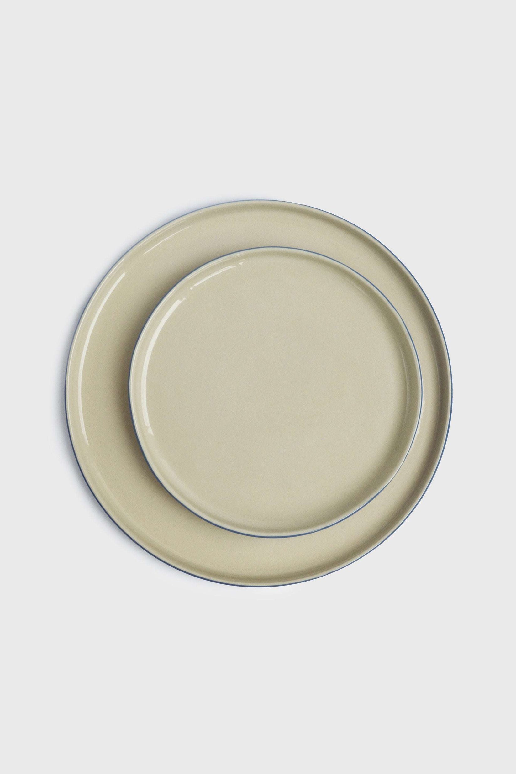 Handmade Porcelain Dinner Plates. Forget-me-not/Chocolate – CREATING ...