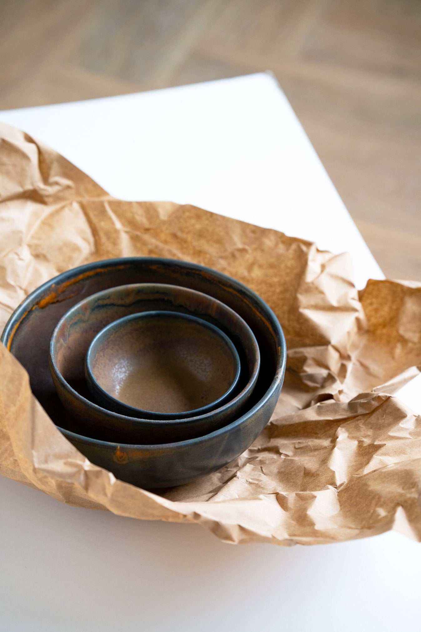 Rust Stoneware Salad Serving Bowl – CREATING COMFORT